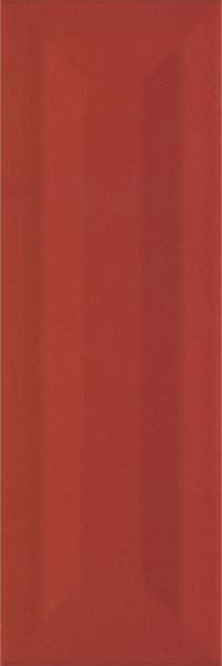 Miniatile Glossy Red Windsor Frame Wall Tile 10x30 | KaleCore